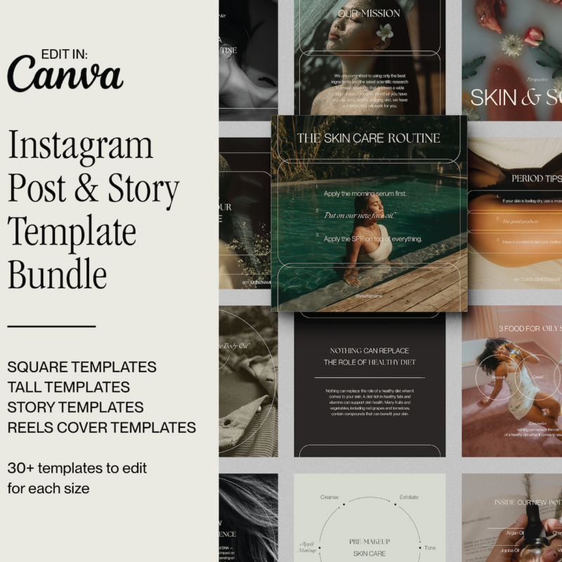 Luxury Social Media Templates | Brand & Bloom