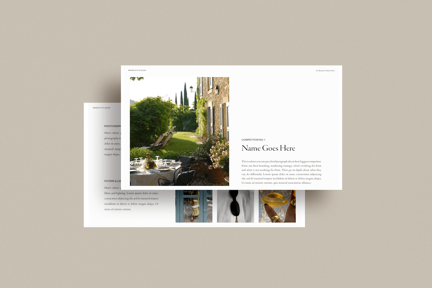 Luxury Brand Style Guide Template | Brand & Bloom