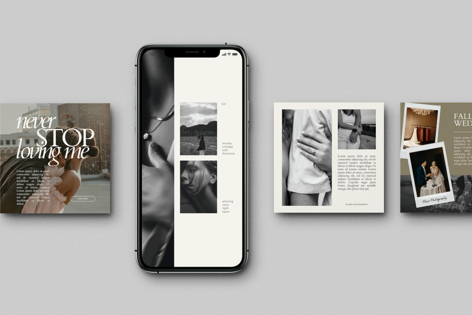Vintage Social Media Templates | Brand & Bloom