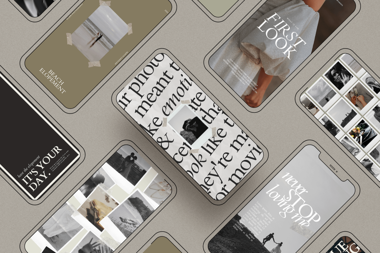 Vintage Social Media Templates | Brand & Bloom