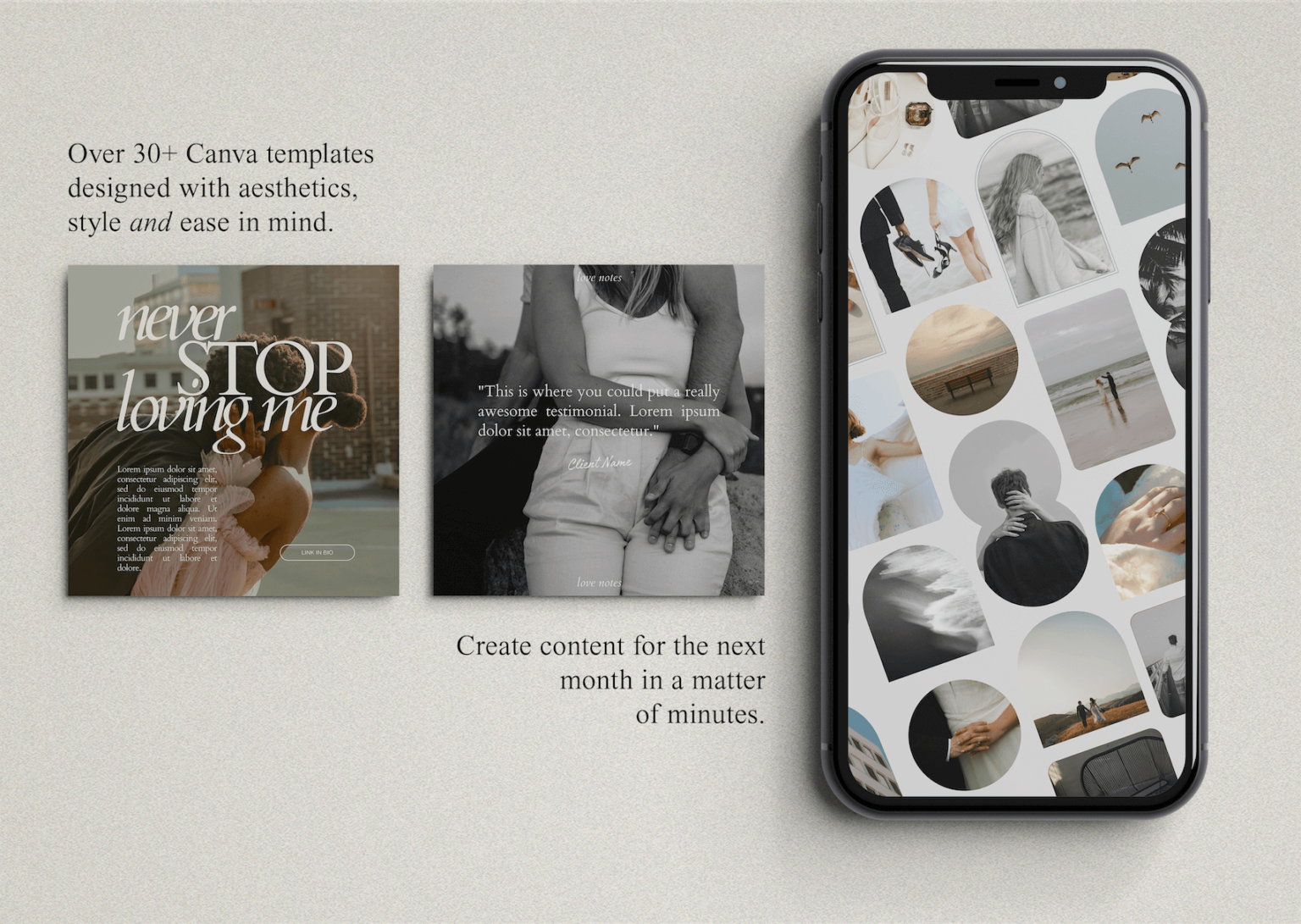 Vintage Social Media Templates | Brand & Bloom